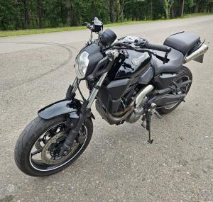 Black Yamaha MT 03 2012 in Kaunas, with an engine capacity of 0.66 L and mileage of 27 thousand km for 2300 €, photo  on AUTOMOTO.COM.LV