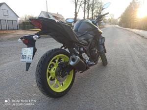 Black Yamaha MT 03 2018 in Jurbarkas, with an engine capacity of 0.30 L and mileage of 27 thousand km for 3300 €, photo 5 on AUTOMOTO.COM.LV