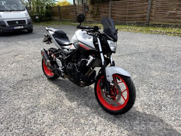 Yamaha MT 03 2020 in Saldus, with an engine capacity of 0.32 L and mileage of 0 thousand km for 3590 €, photo 1 on AUTOMOTO.COM.LV