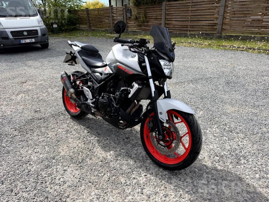 Yamaha MT 03 2020 in Saldus, with an engine capacity of 0.32 L and mileage of 0 thousand km for 3590 €, photo 1 on AUTOMOTO.COM.LV