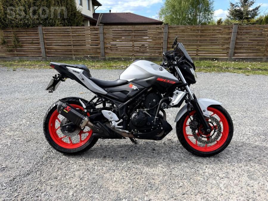 Yamaha MT 03 2020 in Saldus, with an engine capacity of 0.32 L and mileage of 0 thousand km for 3590 €, photo 3 on AUTOMOTO.COM.LV