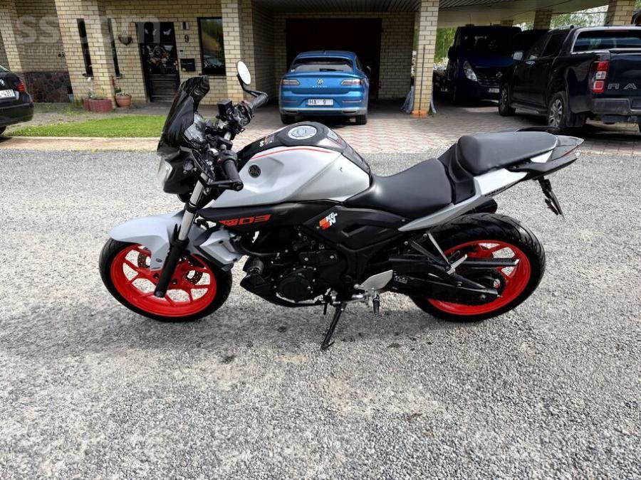 Yamaha MT 03 2020 in Saldus, with an engine capacity of 0.32 L and mileage of 0 thousand km for 3590 €, photo 6 on AUTOMOTO.COM.LV