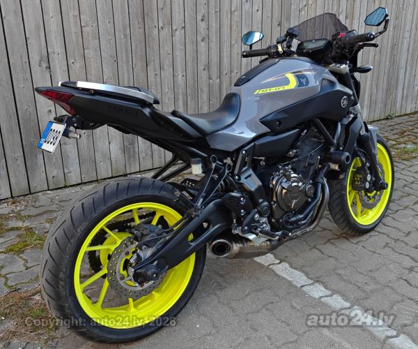 Melns Yamaha MT 07 2016 Tallina, ar dzinēja tilpumu 0.69 L un nobraukumu 28 tūkst. km par 5700 €, foto 1 vietnē AUTOMOTO.COM.LV