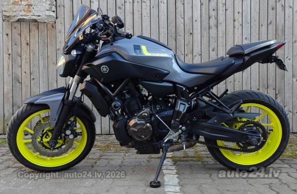 Melns Yamaha MT 07 2016 Tallina, ar dzinēja tilpumu 0.69 L un nobraukumu 28 tūkst. km par 5700 €, foto 8 vietnē AUTOMOTO.COM.LV