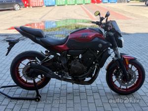 Black Yamaha MT 07 2016 in Tallinn, with an engine capacity of 0.70 L and mileage of 40 thousand km for 4690 €, photo 6 on AUTOMOTO.COM.LV