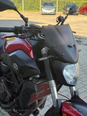 Black Yamaha MT 07 2016 in Tallinn, with an engine capacity of 0.70 L and mileage of 40 thousand km for 4690 €, photo 10 on AUTOMOTO.COM.LV