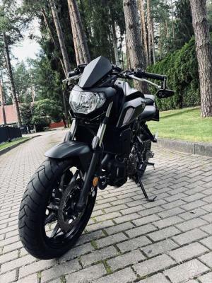 Black Yamaha MT 07 2020 in Vilnius, with an engine capacity of 0.69 L and mileage of 6 thousand km for 5290 €, photo 11 on AUTOMOTO.COM.LV
