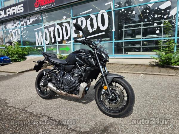 Melns Yamaha MT 07 2022 Tallina, ar dzinēja tilpumu 0.69 L un nobraukumu 6 tūkst. km par 5900 €, foto 1 vietnē AUTOMOTO.COM.LV