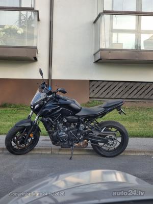 Melns Yamaha MT 07 2024 Tallina, ar dzinēja tilpumu 0.69 L un nobraukumu 2 tūkst. km par 7800 €, foto 4 vietnē AUTOMOTO.COM.LV