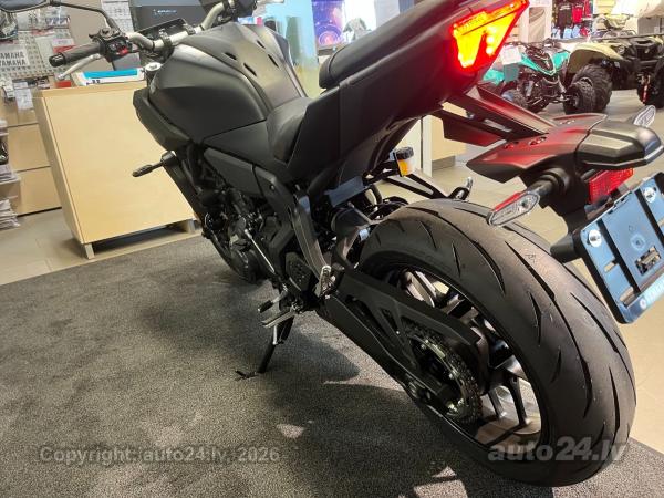 Black Yamaha MT 07 2026 in Tallinn, with an engine capacity of 0.69 L and mileage of 0 thousand km for 7900 €, photo 6 on AUTOMOTO.COM.LV