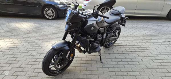 Black Yamaha MT 07 2026 in Vilnius, with an engine capacity of 0.70 L and mileage of 0 thousand km for 6500 €, photo 6 on AUTOMOTO.COM.LV
