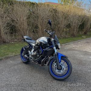 Blue Yamaha MT 07 2016 in Tallinn, with an engine capacity of 0.69 L and mileage of 35 thousand km for 5090 €, photo 3 on AUTOMOTO.COM.LV