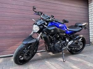 Blue Yamaha MT 07 2016 in Siauliai, with an engine capacity of 0.00 L and mileage of 21 thousand km for 4350 €, photo 3 on AUTOMOTO.COM.LV