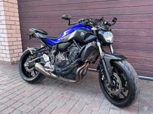 Blue Yamaha MT 07 2016 in Siauliai, with an engine capacity of 0.00 L and mileage of 21 thousand km for 4350 €, photo 4 on AUTOMOTO.COM.LV