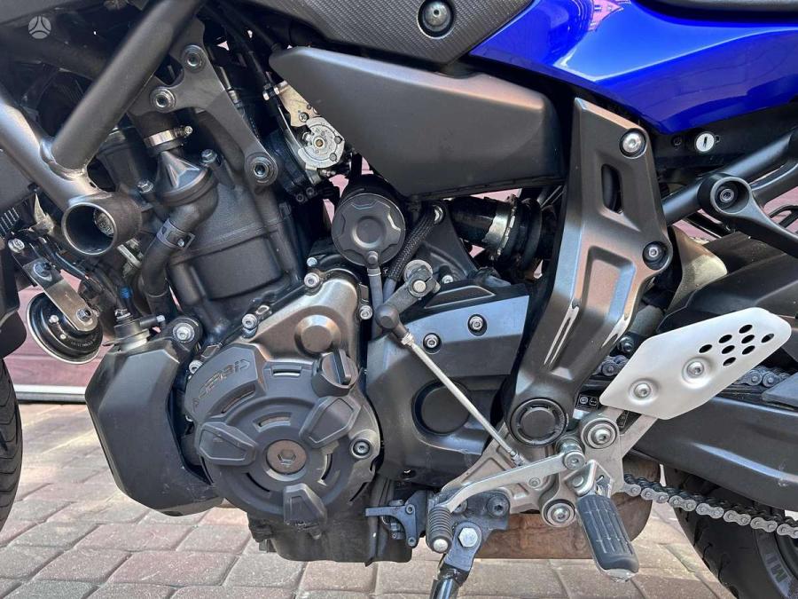 Blue Yamaha MT 07 2016 in Siauliai, with an engine capacity of 0.00 L and mileage of 21 thousand km for 4350 €, photo 13 on AUTOMOTO.COM.LV