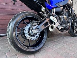 Blue Yamaha MT 07 2016 in Siauliai, with an engine capacity of 0.00 L and mileage of 21 thousand km for 4350 €, photo 14 on AUTOMOTO.COM.LV