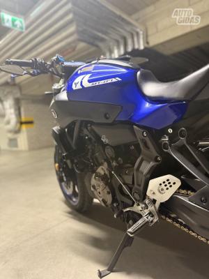 Blue Yamaha MT 07 2017 in Vilnius, with an engine capacity of 0.69 L and mileage of 26 thousand km for 4150 €, photo 12 on AUTOMOTO.COM.LV
