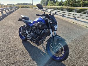 Blue Yamaha MT 07 2018 in Vilnius, with an engine capacity of 0.69 L and mileage of 28 thousand km for 4600 €, photo 6 on AUTOMOTO.COM.LV