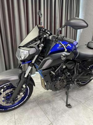Blue Yamaha MT 07 2018 in Vilnius, with an engine capacity of 0.70 L and mileage of 31 thousand km for 4700 €, photo 6 on AUTOMOTO.COM.LV