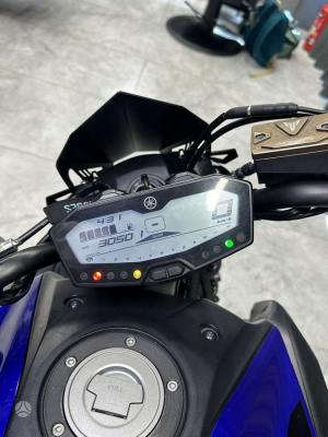 Blue Yamaha MT 07 2018 in Vilnius, with an engine capacity of 0.70 L and mileage of 31 thousand km for 4700 €, photo 8 on AUTOMOTO.COM.LV