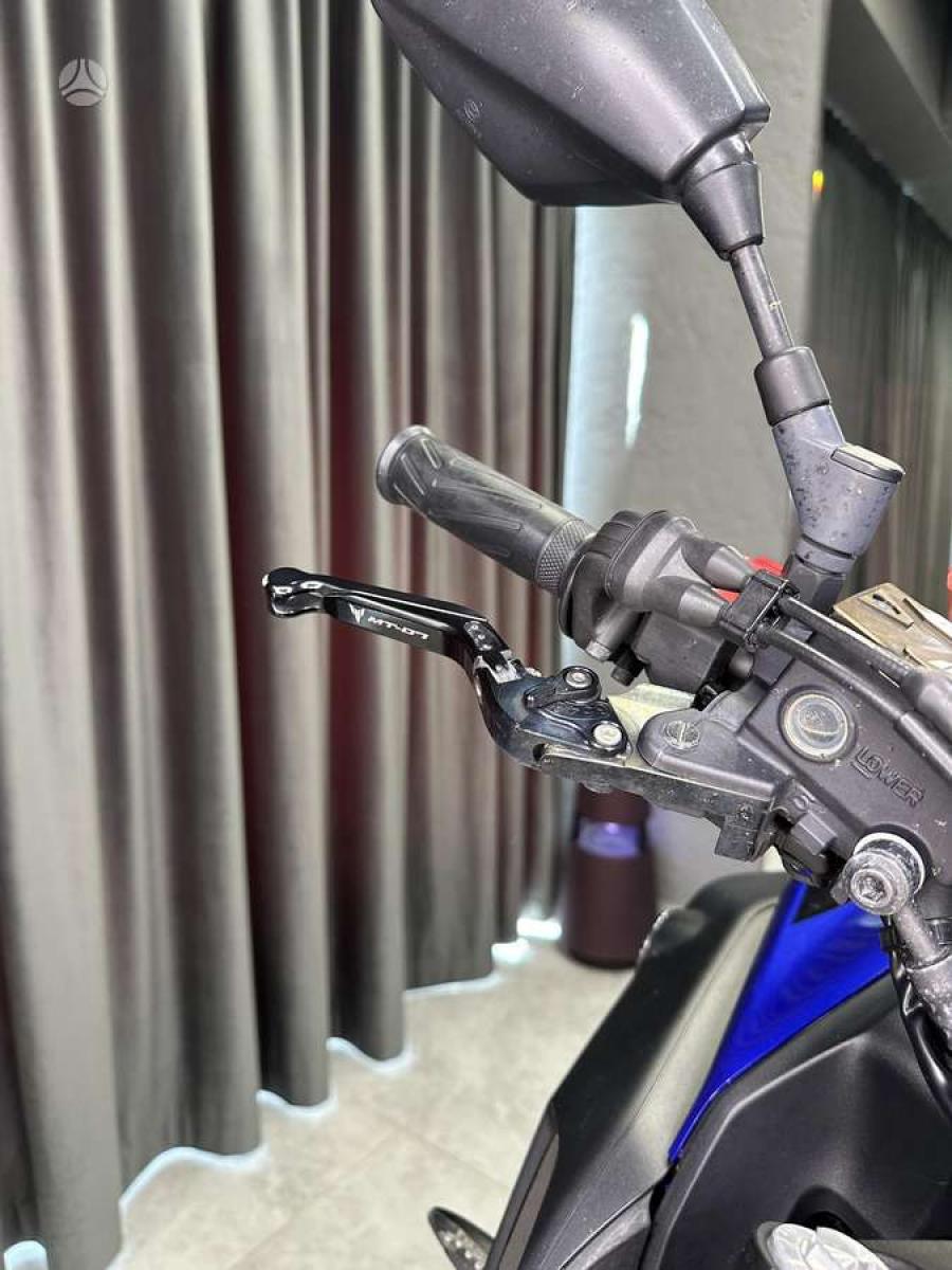 Blue Yamaha MT 07 2018 in Vilnius, with an engine capacity of 0.70 L and mileage of 31 thousand km for 4700 €, photo 10 on AUTOMOTO.COM.LV