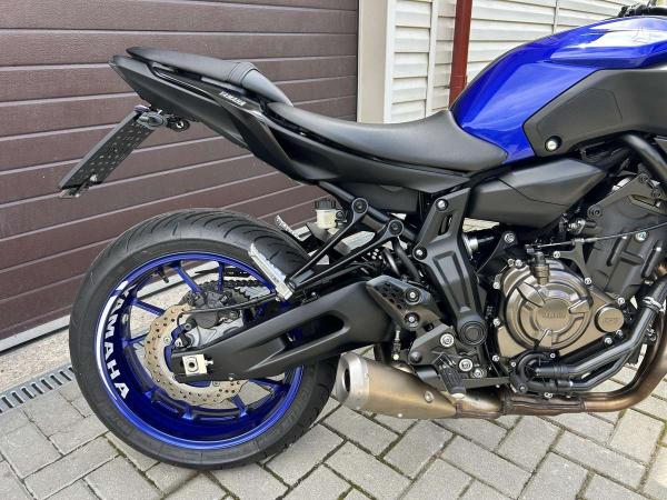 Blue Yamaha MT 07 2019 in Kaunas, with an engine capacity of 0.70 L and mileage of 22 thousand km for 4550 €, photo 9 on AUTOMOTO.COM.LV