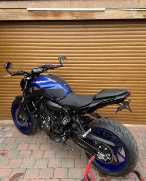 Blue Yamaha MT 07 2019 in Lazdijai, with an engine capacity of 0.70 L and mileage of 28 thousand km for 5250 €, photo 7 on AUTOMOTO.COM.LV