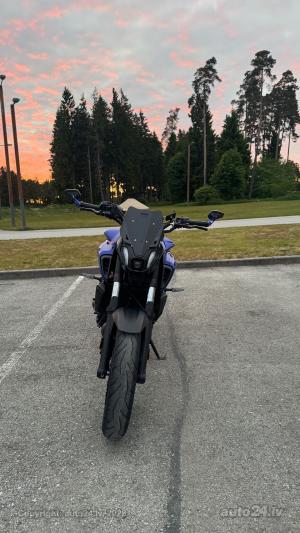 Blue Yamaha MT 07 2021 in Tallinn, with an engine capacity of 0.70 L and mileage of 17 thousand km for 5800 €, photo  on AUTOMOTO.COM.LV