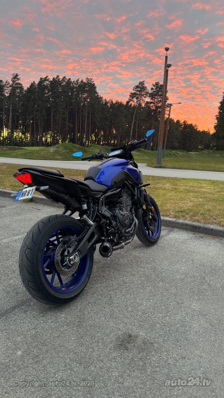 Zils Yamaha MT 07 2021 Tallina, ar dzinēja tilpumu 0.70 L un nobraukumu 17 tūkst. km par 5800 €, foto 4 vietnē AUTOMOTO.COM.LV