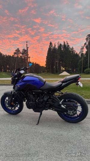 Zils Yamaha MT 07 2021 Tallina, ar dzinēja tilpumu 0.70 L un nobraukumu 17 tūkst. km par 5800 €, foto 5 vietnē AUTOMOTO.COM.LV