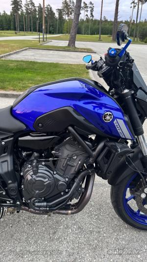 Zils Yamaha MT 07 2021 Tallina, ar dzinēja tilpumu 0.70 L un nobraukumu 17 tūkst. km par 5800 €, foto 7 vietnē AUTOMOTO.COM.LV