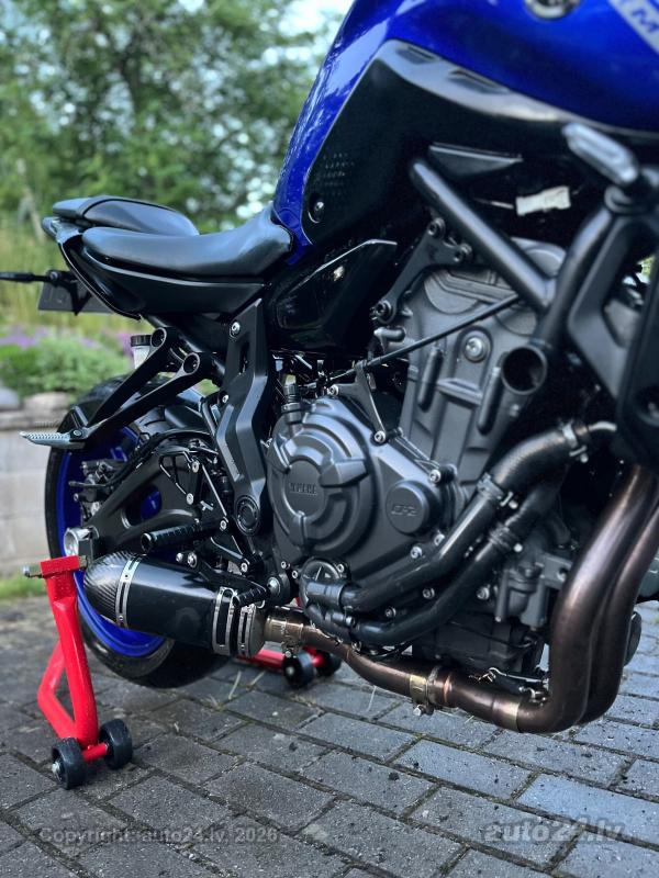 Zils Yamaha MT 07 2021 Tallina, ar dzinēja tilpumu 0.69 L un nobraukumu 18 tūkst. km par 6490 €, foto 3 vietnē AUTOMOTO.COM.LV