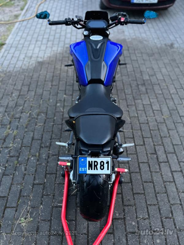 Zils Yamaha MT 07 2021 Tallina, ar dzinēja tilpumu 0.69 L un nobraukumu 18 tūkst. km par 6490 €, foto 5 vietnē AUTOMOTO.COM.LV