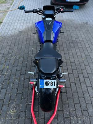 Blue Yamaha MT 07 2021 in Tallinn, with an engine capacity of 0.69 L and mileage of 18 thousand km for 6490 €, photo 6 on AUTOMOTO.COM.LV