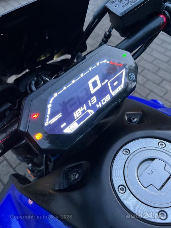 Zils Yamaha MT 07 2021 Tallina, ar dzinēja tilpumu 0.69 L un nobraukumu 18 tūkst. km par 6490 €, foto 6 vietnē AUTOMOTO.COM.LV