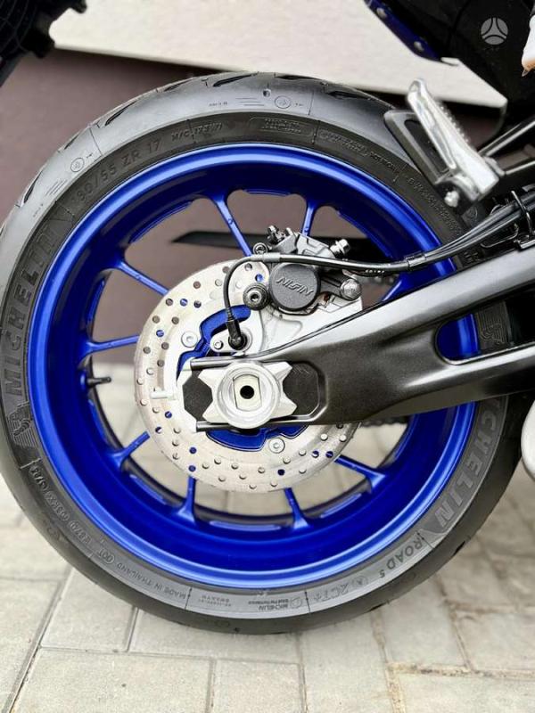 Blue Yamaha MT 07 2024 in Kaunas, with an engine capacity of 0.70 L and mileage of 115 thousand km for 5000 €, photo 11 on AUTOMOTO.COM.LV