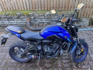 Blue Yamaha MT 07 2024 in Tallinn, with an engine capacity of 0.00 L and mileage of 9 thousand km for 6800 €, photo  on AUTOMOTO.COM.LV