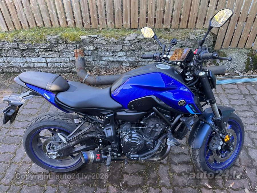 Zils Yamaha MT 07 2024 Tallina, ar dzinēja tilpumu 0.00 L un nobraukumu 9 tūkst. km par 6800 €, foto 1 vietnē AUTOMOTO.COM.LV