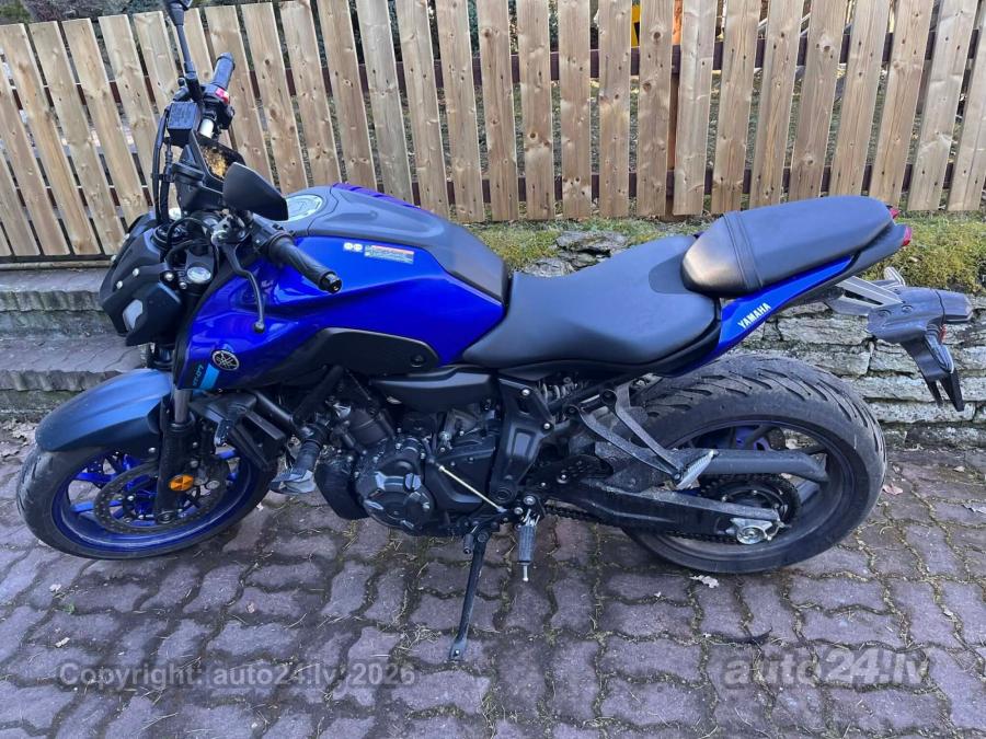 Zils Yamaha MT 07 2024 Tallina, ar dzinēja tilpumu 0.00 L un nobraukumu 9 tūkst. km par 6800 €, foto 4 vietnē AUTOMOTO.COM.LV