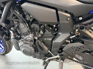 Blue Yamaha MT 07 2025 in Tallinn, with an engine capacity of 0.69 L and mileage of 5 thousand km for 7190 €, photo 14 on AUTOMOTO.COM.LV
