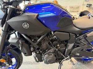 Blue Yamaha MT 07 2025 in Tallinn, with an engine capacity of 0.69 L and mileage of 5 thousand km for 7190 €, photo 17 on AUTOMOTO.COM.LV