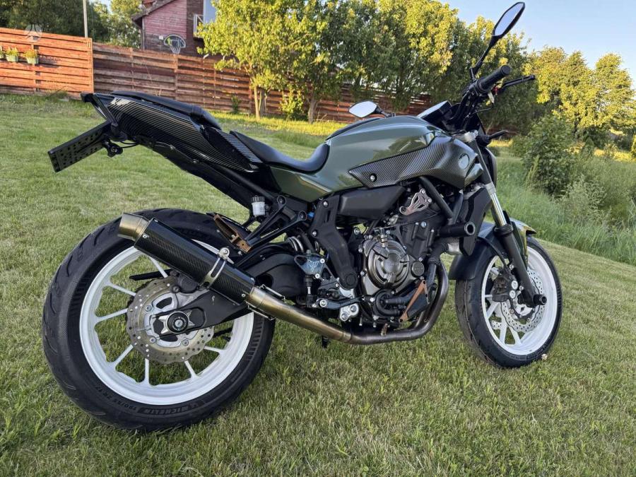 Zaļš Yamaha MT 07 2017 Klaipėda, ar dzinēja tilpumu 0.70 L un nobraukumu 15 tūkst. km par 3999 €, foto 1 vietnē AUTOMOTO.COM.LV