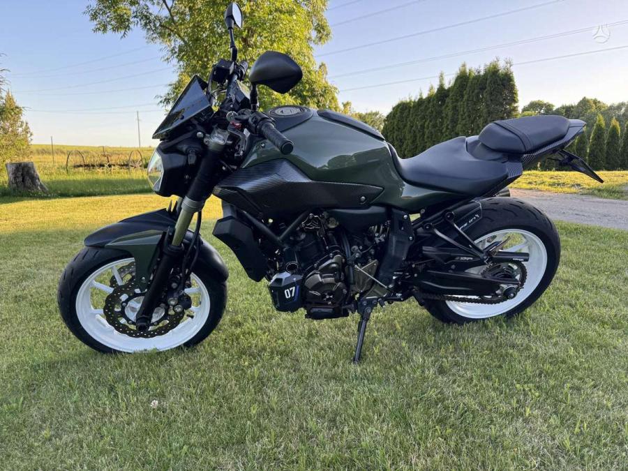 Zaļš Yamaha MT 07 2017 Klaipėda, ar dzinēja tilpumu 0.70 L un nobraukumu 15 tūkst. km par 3999 €, foto 2 vietnē AUTOMOTO.COM.LV