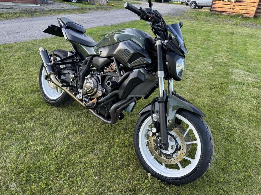 Zaļš Yamaha MT 07 2017 Klaipėda, ar dzinēja tilpumu 0.70 L un nobraukumu 15 tūkst. km par 3999 €, foto 3 vietnē AUTOMOTO.COM.LV