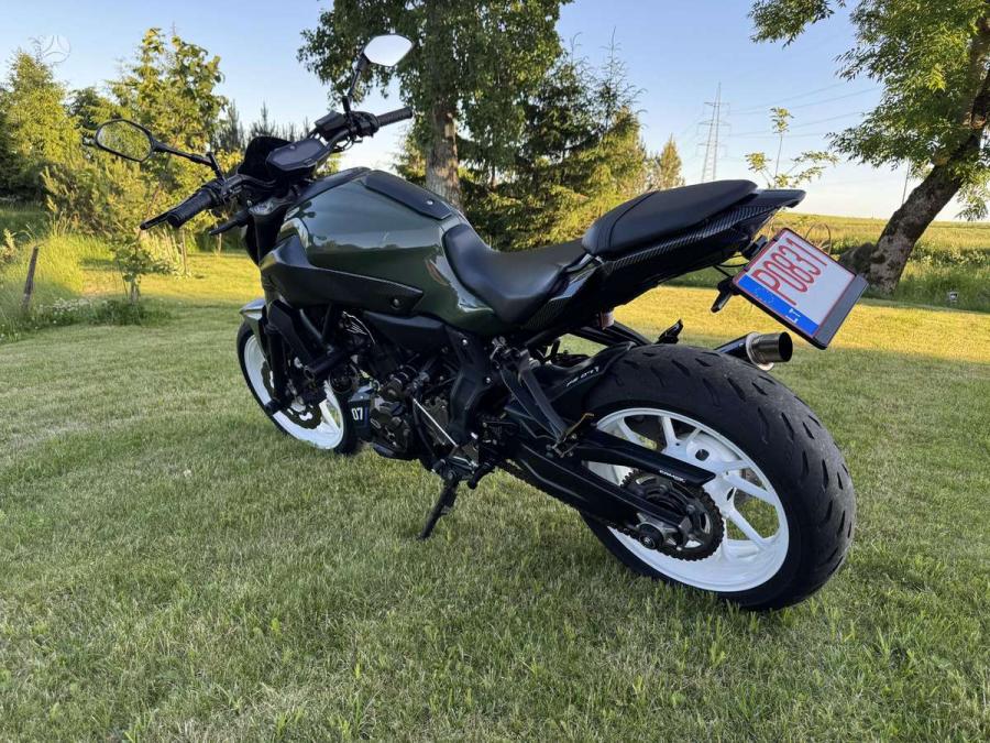 Zaļš Yamaha MT 07 2017 Klaipėda, ar dzinēja tilpumu 0.70 L un nobraukumu 15 tūkst. km par 3999 €, foto 4 vietnē AUTOMOTO.COM.LV
