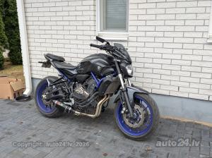 Grey Yamaha MT 07 2014 in Tallinn, with an engine capacity of 0.69 L and mileage of 24 thousand km for 4495 €, photo 5 on AUTOMOTO.COM.LV