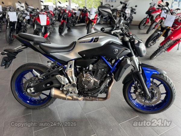 Pelēks Yamaha MT 07 2016 Tallina, ar dzinēja tilpumu 0.69 L un nobraukumu 21 tūkst. km par 5490 €, foto 2 vietnē AUTOMOTO.COM.LV