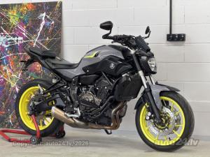 Grey Yamaha MT 07 2016 in Tallinn, with an engine capacity of 0.69 L and mileage of 26 thousand km for 4790 €, photo 1 on AUTOMOTO.COM.LV