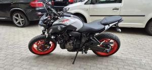 Grey Yamaha MT 07 2019 in Vilnius, with an engine capacity of 0.70 L and mileage of 15 thousand km for 3600 €, photo  on AUTOMOTO.COM.LV