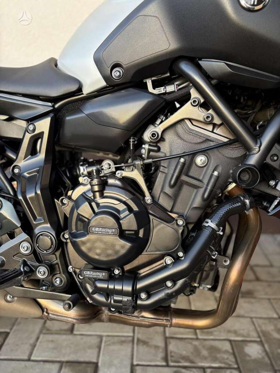 Grey Yamaha MT 07 2020 in Kaunas, with an engine capacity of 0.69 L and mileage of 0 thousand km for 4650 €, photo 8 on AUTOMOTO.COM.LV